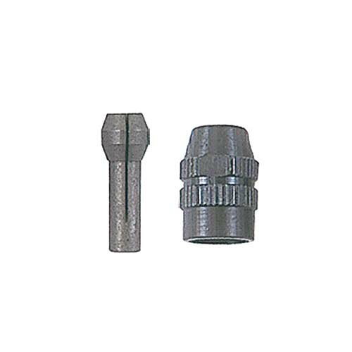 ●カバー付きコレットチャックです。●シャフト径3.2mm専用コレットチャックです。●チャック寸法：径3.2mm●材質1：コレットチャック：鉄●材質2：チャックカバー：鉄●事業者向け商品です。リニューアルに伴い、パッケージ・内容等予告なく変更...
