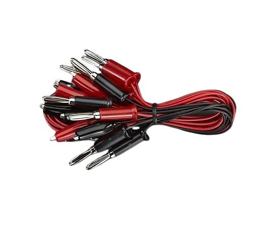 ●RoHS2対応品●メーカー：テイシン電機●型番：TLA-118●絶縁耐圧：AC1000V（1分以上）●リード線：0.1mm2●全長：500mm●シールドクリップS⇔バナナプラグ●赤・黒　各色5本（計10本入り）●事業者向け商品です。リニュ...