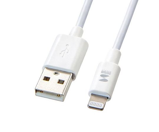 ●Apple社　MFi認証（Made　For　iPhone／iPod／iPad）を取得したライトニングケーブルです。　●iPhone・iPad・iPodなどとUSB-ACアダプタやUSBカーチャージャーなどを接続して充電ができます。●データ...