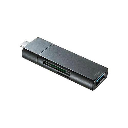 ●USB Type-Cコネクタを搭載していて、パソコン以外にもType-C対応のスマートフォン・タブレットでも使用できます。●USB Aポートが1ポート付いていて、USB A→Type-Cの変換アダプタのように使用することができます。●スラ...