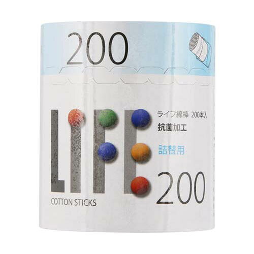 ●綿球は天然コットン100％●抗菌加工で、清潔・安心●軸は丈夫で、かつ適度な弾力のある紙軸を使用しておりますので、デリケートな赤ちゃんのケアからお年寄りまで安心してお使いいただけます●サイズ：全長約80×綿球径約5×軸径約2.5mm●入数：...
