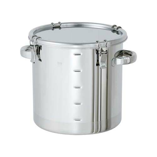 ●サイズに応じて1L、2L、5L、10L、20L、50L、100L毎に目盛りが付いており、計量が簡単です。●密閉容器のため、内容物の飛散防止や外からのホコリの侵入を防ぎます。●密閉には当社オリジナルのキャッチクリップとパッキンを使用していま...