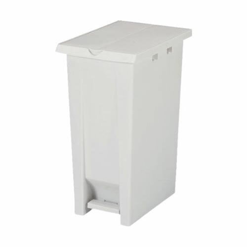 ●フタが左右に開く構造です。●フタが開く高さを気にせずラックやテーブルの下でも使えます。●手で開閉も可能です。●同じサイズは並べて使える連結機能付きです。●袋止めを設置しており、ゴミ袋がゴミ箱の中でずれるのを防ぎます。●色：ホワイト●間口(...