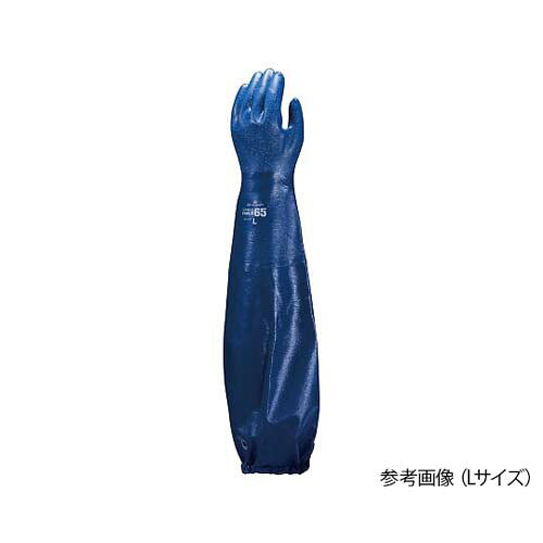 ●傷つきやすい指先および親指と人差指の指股部分は、特殊設計により強化しています。●指先から肩口まで継ぎ目のない一体型で腕全体を保護します。●サイズ：S●カラー：ブルー●材質：樹脂部／ニトリルゴム、繊維部／ポリエステル・綿●全長：650mm●...