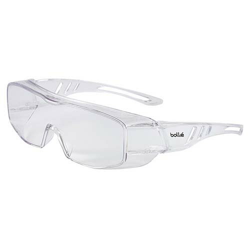 ●眼鏡の上から着用可能です。●防曇加工済です。●レンズカラー：クリア●視感透過率：80〜100％●材質：レンズ／PC(ポリカーボネート)●安全規格：EN取得●防曇性：両面超防曇・防傷●UVカット率：99.99％●レンズ厚：t=2.2mm●事...