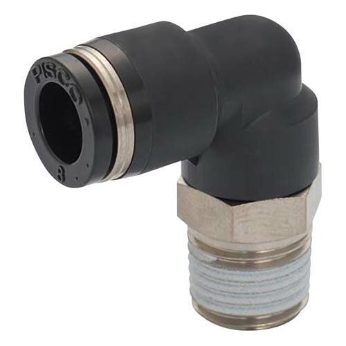 ●型番：PL4-01●材質：本体／PBT(ポリブチレンテレフタレート)、金属部／黄銅(無電解ニッケルメッキ)、Oリング／NBR(ニトリルゴム)、開放リング／POM(ポリアセタール)●使用流体：空気・水●使用真空圧力：-100kPa●最高使用...