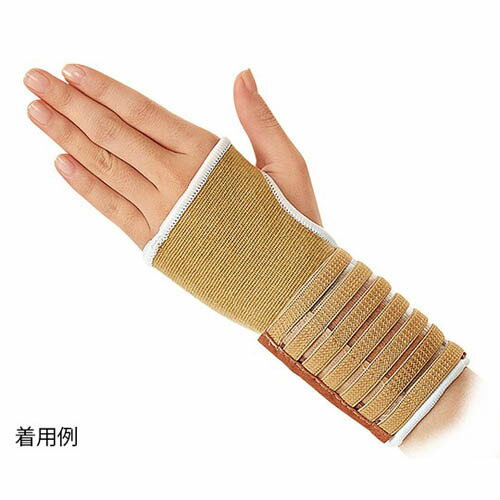 ●伸縮性・弾力性に優れたストラップで、圧迫力と固定力の調整が可能です。●スリーブタイプでかさ張りません。●材質：ナイロン・ポリエステル・PU(ポリウレタン)・天然ゴム●洗濯方法：洗濯可(手洗い)●左右兼用●手首●適合手首周囲(cm)：15....