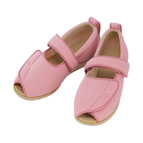 ●軽量で脱ぎ履き簡単、前足部が全開し通気性抜群です。●施設、院内、お散歩に適したケアシューズです。●折り返しベルトを付けてフィット感、安定感を高めました。●光を浴びると抗菌、消臭等の効果を発揮する光触媒繊維を採用。●光を浴びると、「抗菌」「...