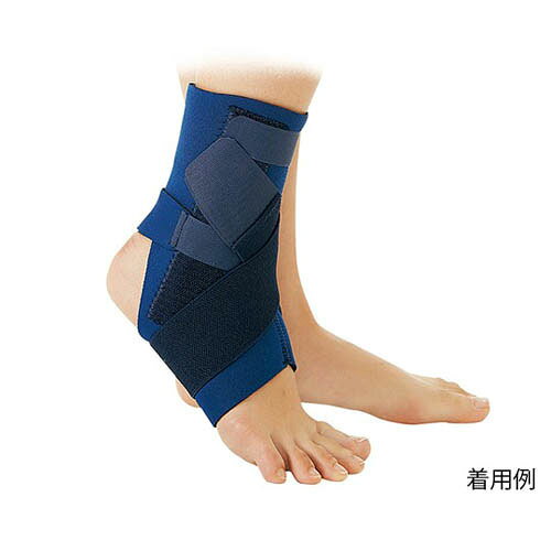 ●伸縮性・フィット性に優れた素材を使用しています。●足側部のステーにより、内・外反の安定性を高めています。●クロスストラップで圧迫力と固定力の調整が可能です。●材質：ナイロン・クロロプレンゴム・ポリエステル・アルミニウム●洗濯方法：洗濯可(...