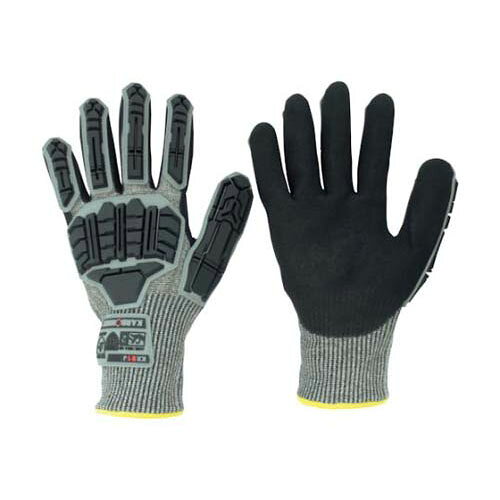 ●耐切創性+耐衝撃性 今までにない安全性を実現●原手は13ゲージの薄手●バサルト繊維入りで耐切創強度が高い●ニトリルコーティングで耐摩耗性に優れる●※回転体に手が巻きこまれるおそれがあるときは、手袋を使用しないでください。●※耐切創性繊維は...