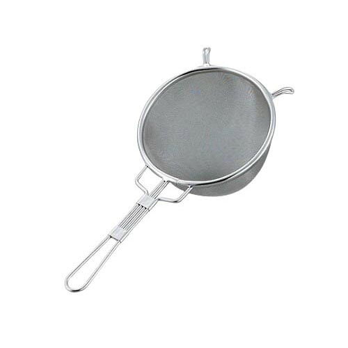 ●使用金網：直径0.29*24メッシュ(外側)・直径0.16*40メッシュ(内側)●重量：140g●外寸1(mm)：濾し部：直径130*H80●外寸2(mm)：柄：147●材質1：18-8ステンレス●商品コード：0221300●コード番号：...