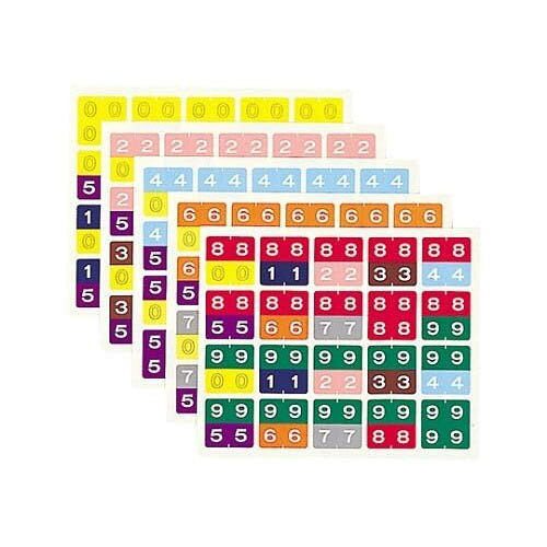 ●ターミナルデジット方式専用●ラミネート加工で色あせが少なく、カラー分類機能を長く保ちます。●数量：100片入り●幅*高さ：30*30mm●重量：25g●事業者向け商品です。リニューアルに伴い、パッケージ・内容等予告なく変更する場合がござい...
