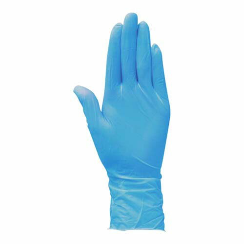 ●長時間の着用でも疲れないしなやかさを実現しました。●アレルギーの原因となるラテックス・プロテインを含みません。●色：ブルー●サイズ：L●入数：1箱(100枚入)●材質：NBR(ニトリルゴム)●全長：約230mm以上●厚み：指先／0.08m...