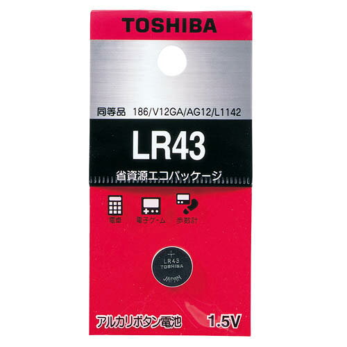 ●電圧：1.5V●型番：LR43EC●アルカリ電池LR●サイズ(mm)：直径11.6*4.2●事業者向け商品です。リニューアルに伴い、パッケージ・内容等予告なく変更する場合がございます。予めご了承ください。広告文責：楽天グループ株式会社05...
