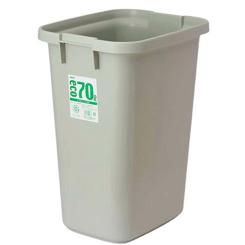 ●エコマーク(再生樹脂使用比率70％)●材質：PP(ポリプロピレン)●型番：PEK70H本体●容量(L)：70●サイズ(mm)：395*500*645※フタは付属していません。●事業者向け商品です。リニューアルに伴い、パッケージ・内容等予告...