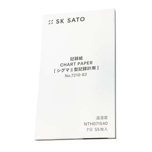 ●ファイリングに便利な綴じ穴付き●No.7210-00、No.7215-00 シグマ II 型温湿度記録計用の記録紙です。●製品名：記録紙 シグマ II 型温湿度記録計用 7日●温度：-15〜40度●湿度：0〜100％rh●普通紙●記録：7...