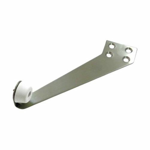 ●上枠付戸当で左右あります。●色：ヘアライン●幅(mm)：40●高さ(mm)：115●タイプ：右用●長さ(mm)：105●材質／仕上：ステンレス(SUS304)、樹脂●セット内容／付属品：皿タッピングネジ(4.0*25)：4本●原産国：中国...