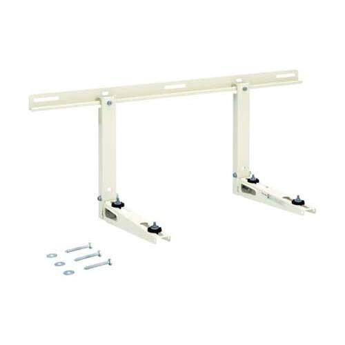 ●エアコンの据付台です。●壁面用。●使用荷重(kg)：80●エアコン固定寸法幅*奥行(mm)：70〜940*160〜340●許容面荷重(N)●色調：アイボリー●材質／仕上：ZAM(R)+粉体塗装●原産国：日本●コード番号：764-3624●...