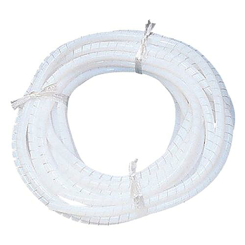 ●結束作業が容易です。 ●絶縁性に優れています。●材質：PTFE(四フッ化エチレン)●内径*外径：直径6*直径8mm●ピッチ：10●定尺(最大長さ)：10m●結束可能外径：直径6〜15mm●用途：電気配線の結束・配管の保護等に。●※販売は1...