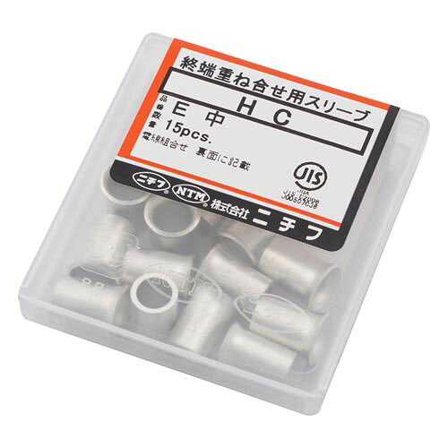 ●吊り下げストラップ付樹脂ケース入り●外径／内径(直径mm)：6.9／5.3●長さ(mm)：10.5●入数：1パック(15個入)●規格：JIS C 2806●材質：無酸素銅管(電気すずめっき)●事業者向け商品です。リニューアルに伴い、パッケ...