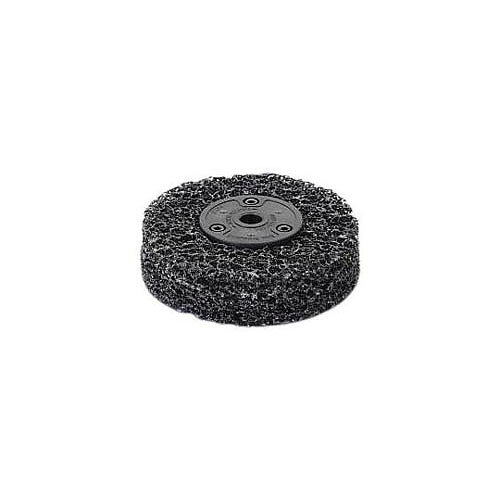 ●サイズ：直径115×30mm●重量：103g●材質：ナイロン繊維＋研磨剤●最大回転数：4，500rpm●用途：錆び除去（浅層）●コード品番：EA162SR-1●事業者向け商品です。リニューアルに伴い、パッケージ・内容等予告なく変更する場合...