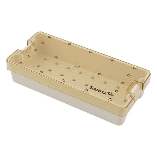●多種多様な器具を収納できます。●別売のマットを併用しての収納や滅菌に適しています。●外寸法(mm)：195*90.5*44.3●内寸法(mm)：174*79*38●材質：PPSU(ポリフェニルスルホン樹脂)●滅菌方法：オートクレーブ(推奨...