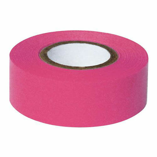 ●耐水性・耐油性・耐酸性があり、耐久性にも優れています。●油性マーカー・ペン・鉛筆で書くことができます。●色：ピンク●幅(mm)：25.4●材質：紙●温度範囲：-23〜+121度●芯径：直径25.4mm(1インチ)●外径：直径57mm●事業...