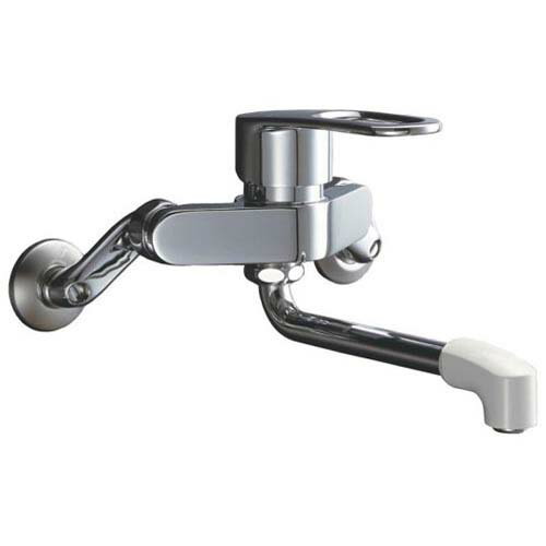 ●キッチン用、断熱キャップ付、壁付シングルレバー混合水栓。●取付配管ピッチ：140mm〜215mm●事業者向け商品です。リニューアルに伴い、パッケージ・内容等予告なく変更する場合がございます。予めご了承ください。広告文責：楽天グループ株式会...