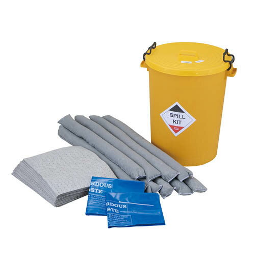 ●液体危険物をすばやく吸収する液体流出緊急対策用セットです。●回収用ポリ袋(1334)は袋の口を閉めるワイヤータイが付属しており、液体吸収具の廃棄時に便利です。●用途：水・油・溶剤●材質：ペール・吸収マット／PP(ポリプロピレン)、ソックス...