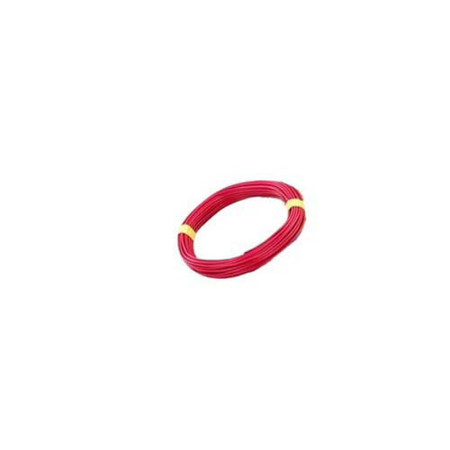 ●色：赤●長さ：20m●定格：27A600V●導体径：1.6mm●1芯●絶縁体厚さ：0.8mm●仕上がり外径：約3.2mm●最大導体抵抗(20度)：8.92Ω／km●材質：素線／銅、被覆／ビニール●定格温度：60度●コード品番／EA940A...