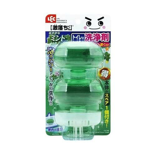 ●手洗い付きタンクの上に置くだけで、流すたびにほのかな香りが漂い、便器内を洗浄します●本体に更にスペア1個付きなのでお買得です●流水は無色です。●1個につき、4人家族のトイレ使用頻度で効果は3〜4週間となります。●成分：界面活性剤(14％、...