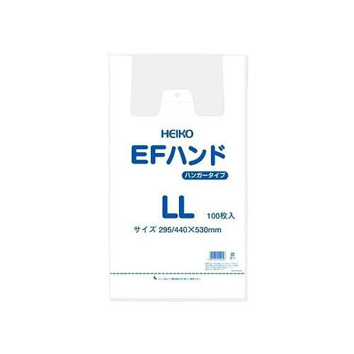 ●乳白のレジ袋です。●商品サイズ：厚0.017*幅295／全体幅440*高530mm●材質：HDPE 乳白原反●マチ：72.5(*2)mm●ハンガータイプ●入数：1パック(100枚)●事業者向け商品です。リニューアルに伴い、パッケージ・内容...
