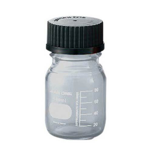 ●液体や粉末の試料の保管、運搬に適します。●液切れしやすいシールリング付きです。●容量（mL）：100●外径×高さ（mm）：Φ56×100●材質：本体/硼珪酸ガラス、キャップ・シールリング/PP●ネジ口規格：GL-45●口内径（mm）：約φ...