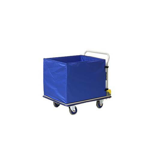 ●ボックス(箱)と台車は折りたためるので省スペース収納が可能です。●箱形なので荷くずれが無く、使い勝手自在の大容量型です。●ボックス(箱)は取りはずせ、台車と箱が別々に使用できます。●材質：本体／スチール、袋／ナイロン、袋芯／側面(紙ダンボ...
