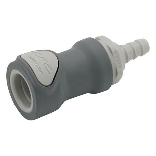 ●コンパクトなノンスピル・バルブ付きのカップリングです。●片手での着脱が可能です。●仕様：ボディ●適応チューブサイズ内径(インチ)：1／4●材質：本体／ガラス練りこみPP・ABS樹脂、スプリング／SUS316、Oリングシール／EPDM(エチ...