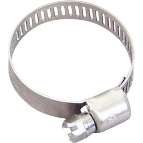 ●小口径のホースに使いやすいバンドです。●締付範囲(最大-最小)(mm)：直径32-直径16●材質：SUS304●バンド幅：8mm●ネジHEX：6.25mm(1／4インチ)●マイナス溝●※1個あたりの価格です。●事業者向け商品です。リニュー...