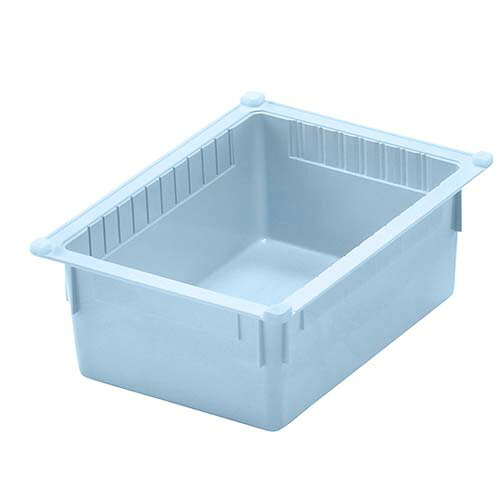●輸液バッグなどの重量物や小物の収納・管理に便利です。●帯電防止剤入り樹脂製ですので、埃などの汚れが付きにくく、掃除も容易に行えます。●角に残ったゴミが取りやすいR形状のコーナーです。●色：ライトブルー●外寸法(mm)：300*400*16...