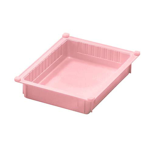 ●輸液バッグなどの重量物や小物の収納・管理に便利です。●帯電防止剤入り樹脂製ですので、埃などの汚れが付きにくく、掃除も容易に行えます。●角に残ったゴミが取りやすいR形状のコーナーです。●色：ライトピンク●外寸法(mm)：300*400*85...