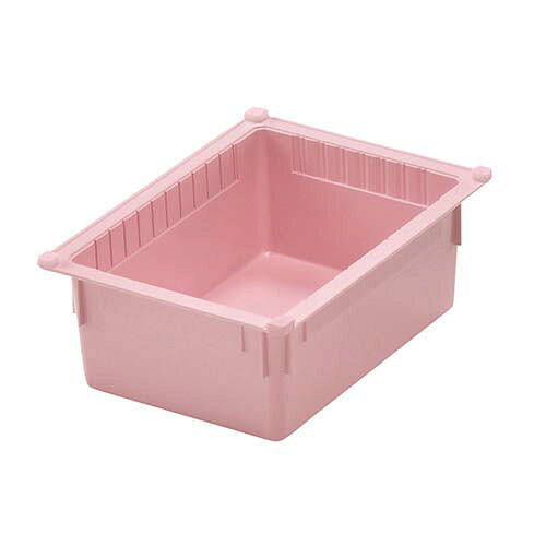 ●輸液バッグなどの重量物や小物の収納・管理に便利です。●帯電防止剤入り樹脂製ですので、埃などの汚れが付きにくく、掃除も容易に行えます。●角に残ったゴミが取りやすいR形状のコーナーです。●色：ライトピンク●外寸法(mm)：300*400*16...