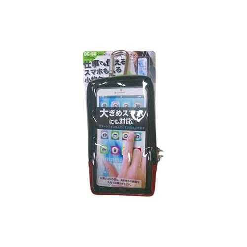 ●5〜5.5インチのスマホも入る小物ケース●スマホを入れたままで操作ができる●仕事やプライベートでも使える●大きめのスマートフォン対応●5.5インチクラスのスマホ・携帯電話・タバコ等に対応したゆったりポケット仕様●ねじれ防止型カラビナ使用●...