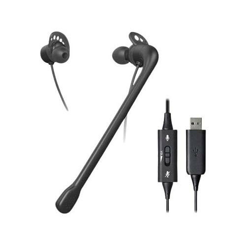 ●USB Type-AとUSB Type-Cに対応可能●相手にクリアな声を届けるノイズキャンセリングマイク内蔵●人間工学に基づくエルゴノミック設計のイヤフィン＆イヤピース●使わないときは首に掛けておけるU型コード●付属品 ：USB 変換ケー...