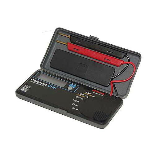 ●ハード仕様のカードテスタ●DCV：400m／4／40／400／500V●ACV：4／40／400／500V●抵抗：400／4K／40k／400k／4M／40MΩ●導通：10〜120Ω以下でブザー音 開放電圧約0.4V●ダイオードテスト：開...