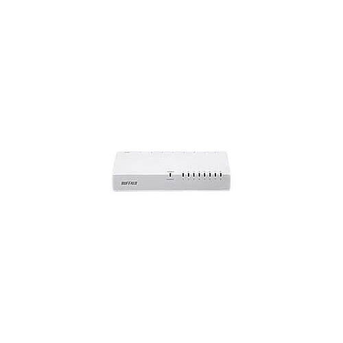 ●〔スイッチングハブ(8ポート)：100／10Mbps・ACアダプタ・マグネット付〕●10／100Mbps対応 スイッチングHub プラスチック筐体／電源外付けモデル。●スリム＆コンパクトボディのスイッチングHub●リビングになじむスタイリ...
