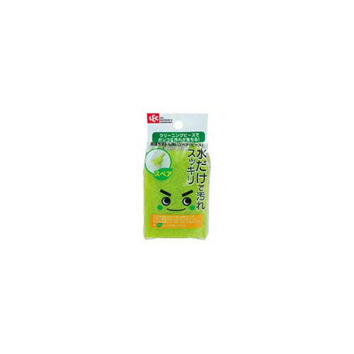 ●伸縮タイプのクリーナー●水だけで汚れすっきり。●ボトル・冷水筒に。●交換用スポンジです。●洗いにくいところもきれいに●規格：スペア●サイズ：縦45*横55*厚80mm●材質：スポンジ／ナイロン不織布・ポリウレタンフォーム●耐熱温度：80度...