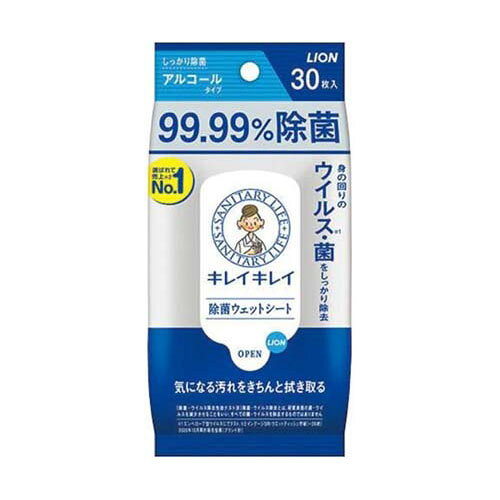 ●99.99％のすぐれた除菌性能。除菌活性値4.0以上の高い除菌効果※1を発揮。（※1：すべてのウイルス・菌を除去するものではありません。）●アルコールタイプ。手指の汚れやべたつきもしっかりふき取ります。●大きめメッシュシートでしっかり拭き...