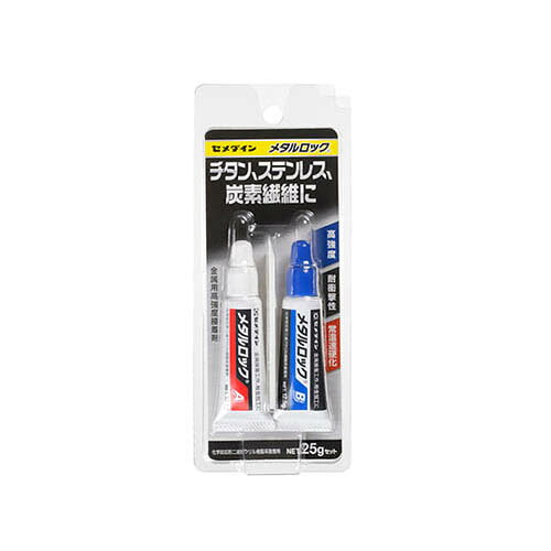 ●2液混合型アクリル樹脂系の強力接着剤です。●硬化後はとても硬く、金属(チタン・ステンレス・アルミニウム・鉄・銅・真鍮・ 亜鉛メッキ鋼など)、カーボン(炭素繊維)などを強力に接着できます。●主成分：変成アクリル樹脂●コード番号：904054...