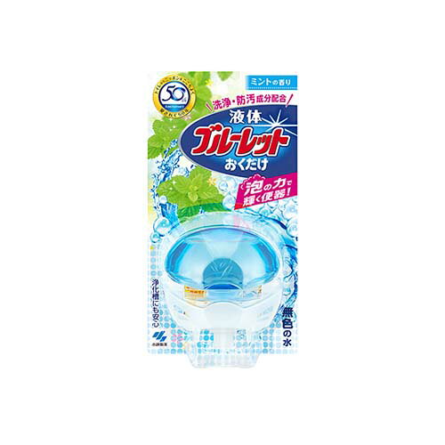 ●流すたびに泡立ち、便器をしっかり洗浄します。●汚れ付着防止成分配合なので、トイレをきれいに保ちます。●仕様：本体 ミントの香り●材質(成分)：香料、非イオン界面活性剤、両性界面活性剤●使用目安：約1ヶ月間(3〜5週間)●容量：70mL●事...