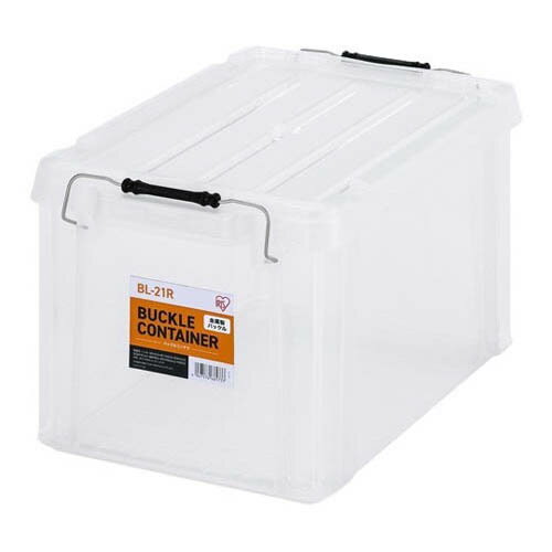 ●金属製バックルの衝撃に強いフタ付きコンテナです。バックルが指に引っかかりやす形状で、バックルをフタから取り外しやすくなっています。●重い荷物を入れて持ち運ぶ際にも手が痛くならないよう、持ち手部分に厚みを持たせました。●金属バックルの端を樹...