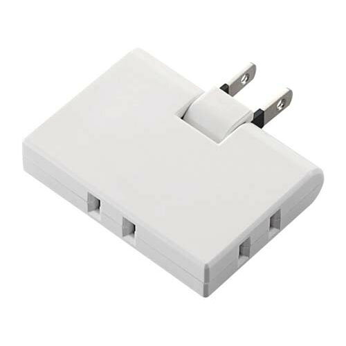 ●1つのコンセントから3口に電源を分配することができるトリプルタップです。●薄型タイプなので狭いスペースでの使用にも最適です。●狭い場所でも配線しやすい180度スイングプラグを採用しています。●プラグの刃の根元に絶縁キャップが付いており、ト...