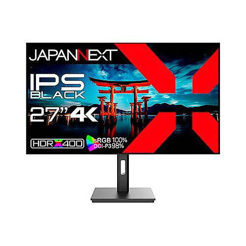 ●27インチのIPS BLACKパネルを搭載した4K（3840x2160）解像度の液晶モニターです。●IPS BLACKテクノロジーにより、メーカー従来のIPSパネルよりも高いコントラスト比（2000：1）を実現。●より深い黒を表現し、映像...